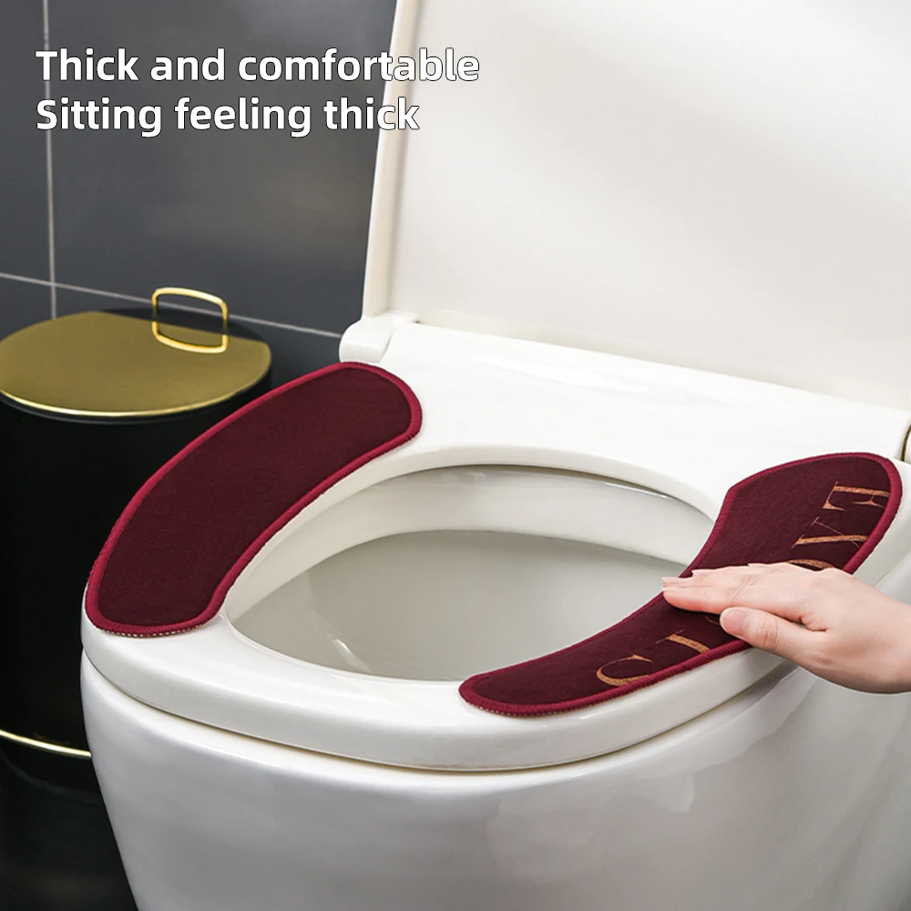Abattant Wc,Closestool tapis siège siège de toilette coussin hiver ...