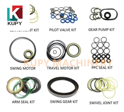 XPS EXCAVATOR SEAL KIT ARM BOOM BUCKET SEAL KIT control valve main pump ...