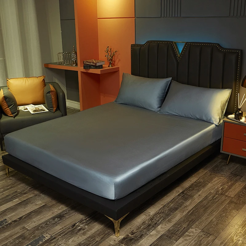 Silk Bed Mattress Sheets Queen | Mulberry Silk Mattress Cover | Elastic ...
