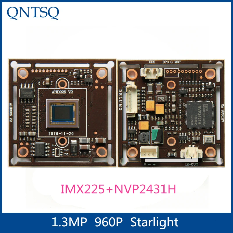 960p 1.3mp Sony 1/3" Imx225+nvp2431h Cmos Board,starlight High ...