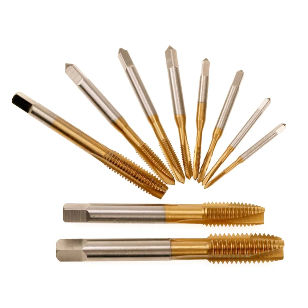 FILIERE - BUSE DE FILAGE - TARAUD,M3--Bouchon de robinet à vis, série HSS, filetage à cannelure ...