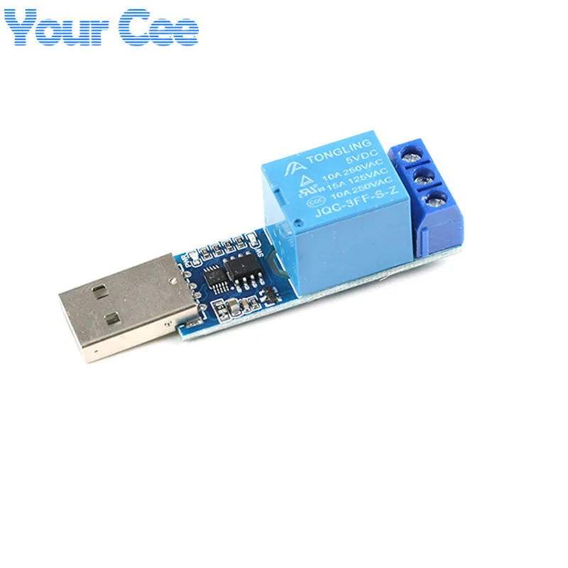 LCUS 1 type 1 channel USB Relay Module Electronic Converter PCB USB ...