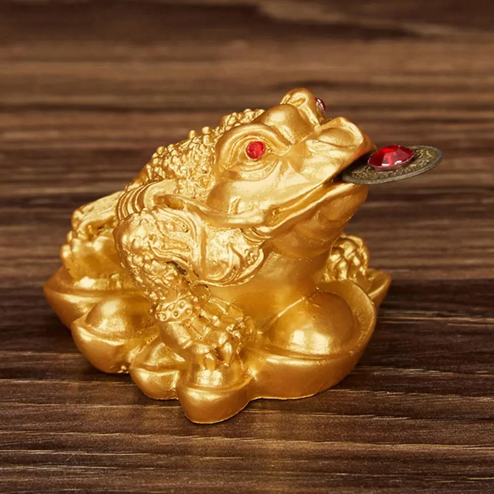 Fortune-Frog-Figurine-Wealth-Money-Coin-Toad-Ornament-for-Home-Office ...