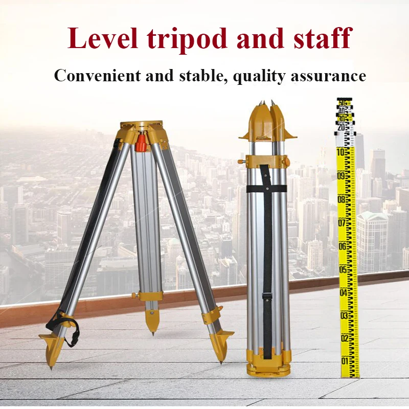 CUPBTNA-Aluminum-Alloy-Retractable-Tower-Ruler-Stand-Tripod-For ...