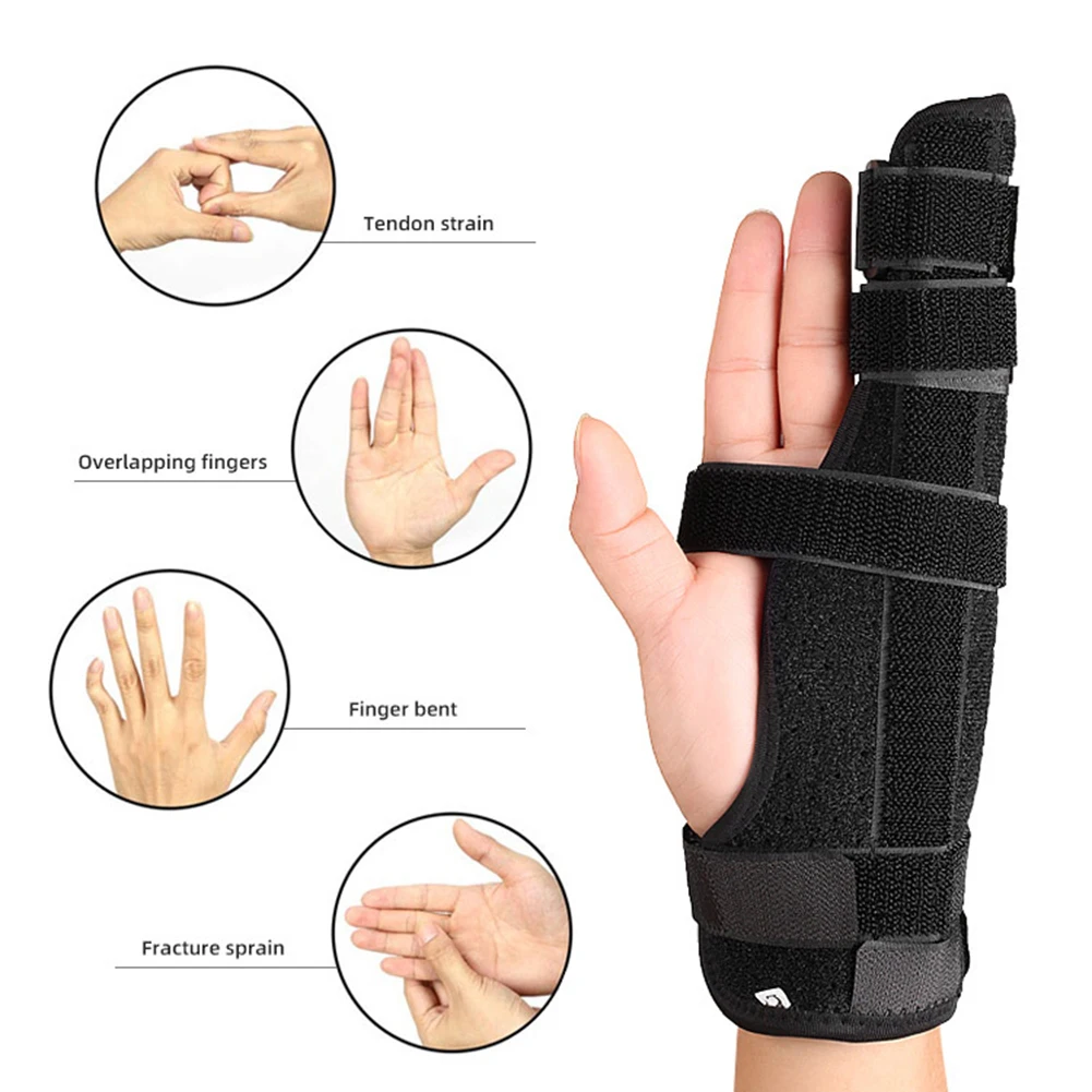 Adjustable-Compression-Finger-Holder-Protector-Brace-Medical-Sports ...