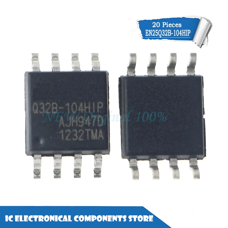 SOP8 EN25Q32B 104HIP SOP, original, nouveau, EN25Q32B, Q32B 104HIP, 20 pièces/lot, Q32B 104HIP ...