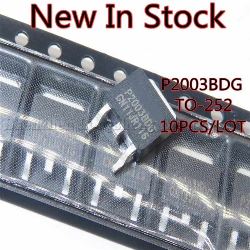 10PCS-LOT-P2003BDG-P2003BD-P2003-TO-252-SMD-25V32A-N-channel-MOS-field ...