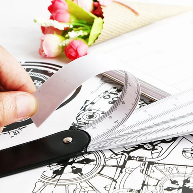 Butterfly Multifunctional Fan Shape Scale Ruler With 5 Blades For ...