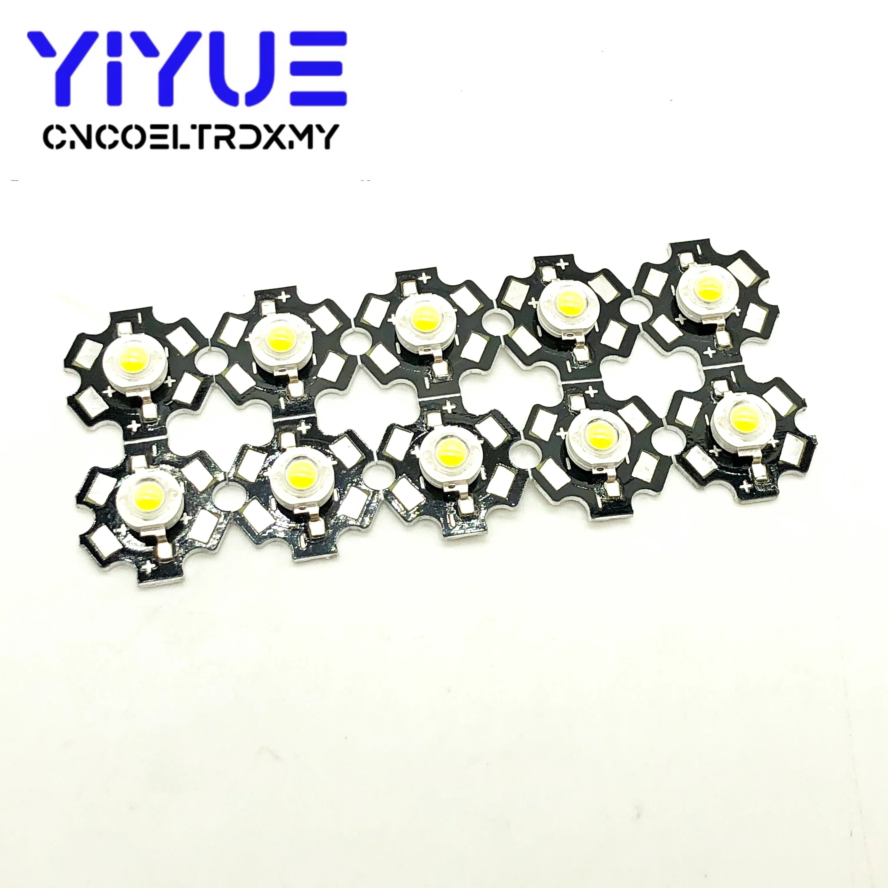 10pcs 1W 3W 5W LED สีขาวลูกปัด 20 มม.PCB|ลูกปัดไฟ| - AliExpress