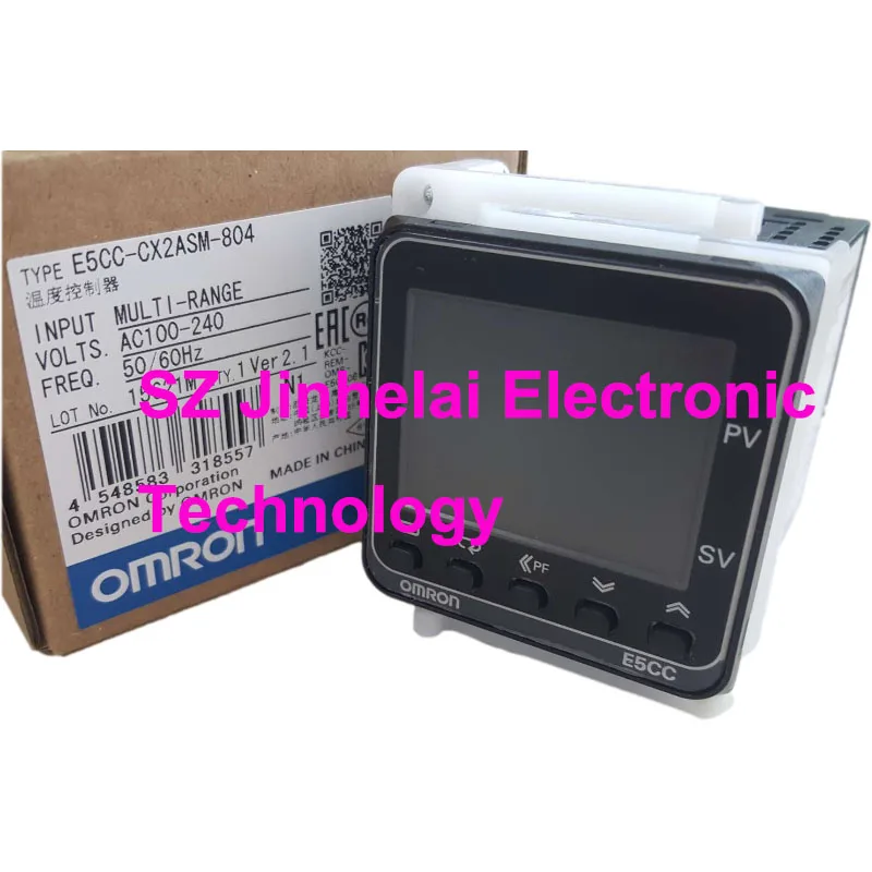 New and Original E5CC-CX2ASM-804 E5CC-CX2DSM-804 OMRON Smart ac Intelligent Thermostat Digital ...