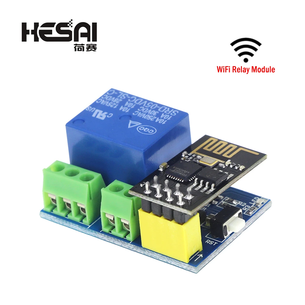 Dc 5v Esp8266 Wifi Relay Module Things Smart Home Remote Control Switch Phone App Esp-01 ...