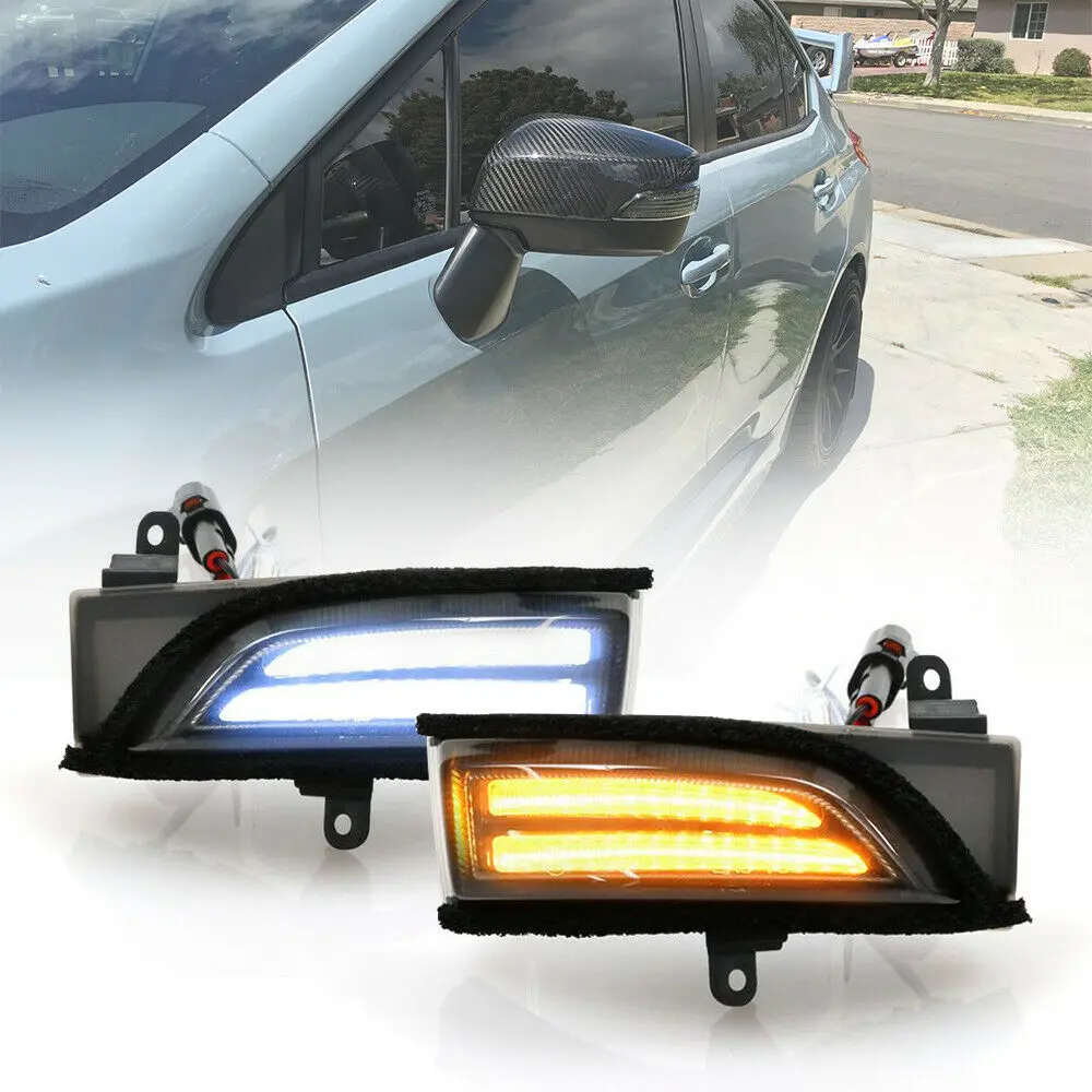 Led Dynamic Blinker Side Mirror Indicator Light For Subaru Wrx Sti ...