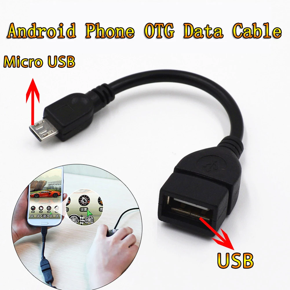 Micro Usb Otg Cable Data Transfer Micro Usb Male To Female Adapter For ...