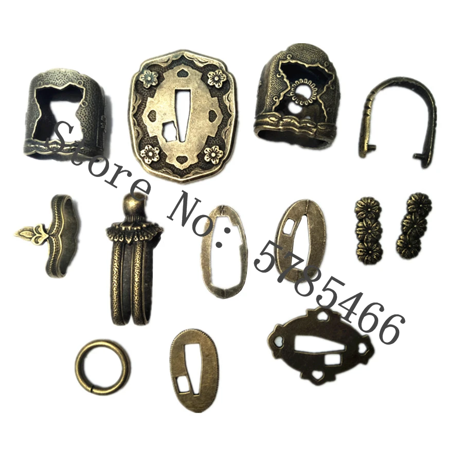 Wonderful-A-Set-Japanese-Military-Fitting-Alloy-Tsuba-For-Japanese ...