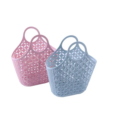 Soft plastic hand basket, Bath Basket, storage baskets, shopping basket ...