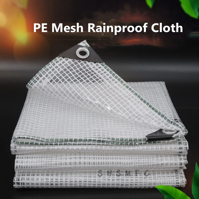 Custom size 0.3mm PE Mesh Rainproof Cloth Outdoor Canopy Swimming Pool ...