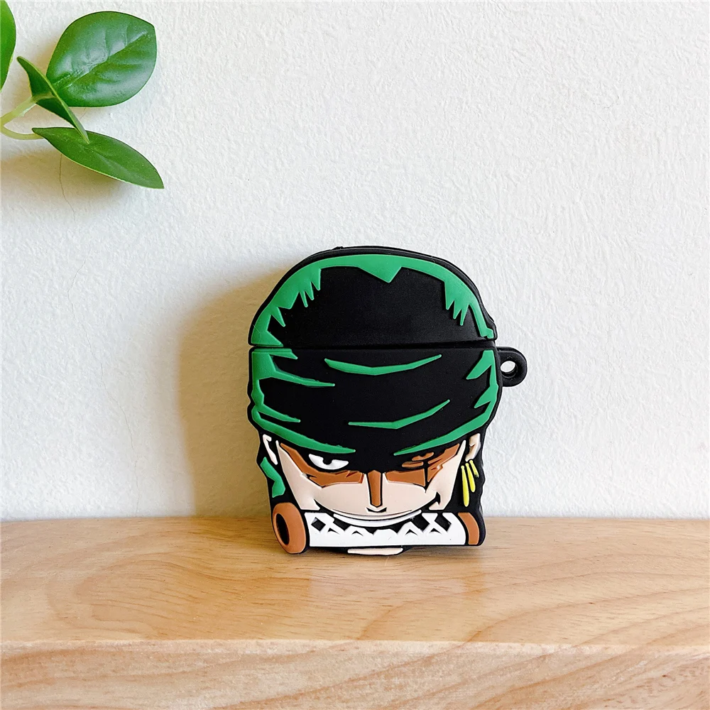 3D Roronoa Zoro Apple airpods pro 1 2 silicone protect box case | One ...