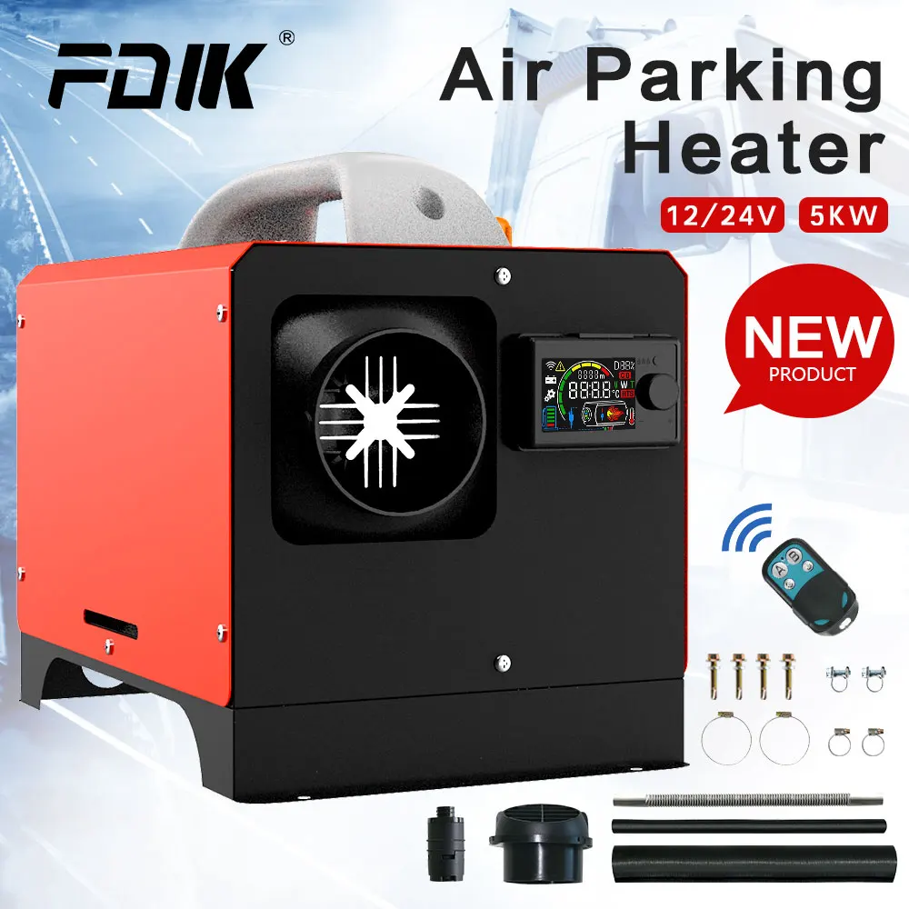 FDIK heizung 12V 24V Hilfs alle in einem diesel heizung 5KW LCD für ...
