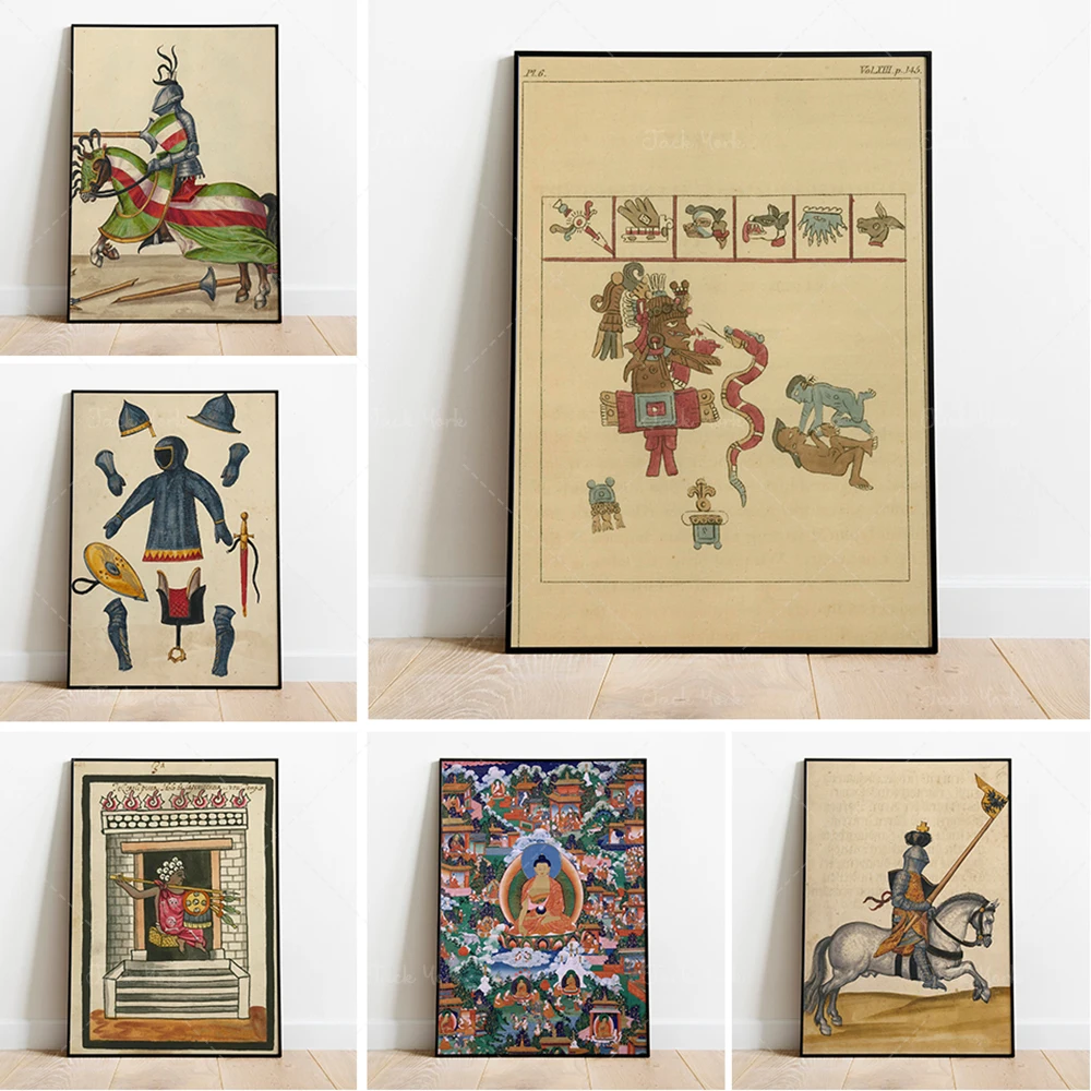 Aztec Print Paintings