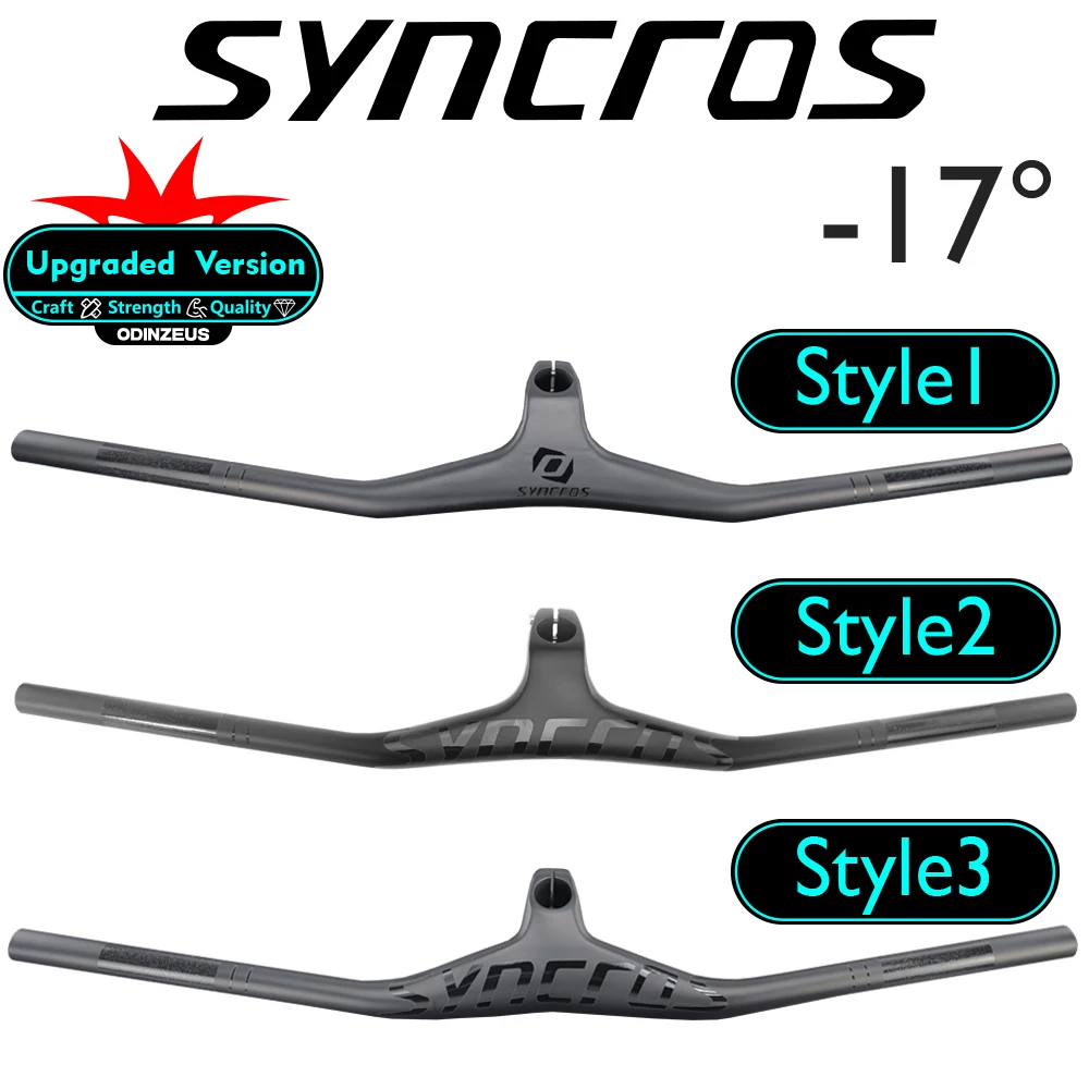 syncros-Custom-Two-Style-Mountain-Bike-Handlebar-Carbon-Fiber-MTB ...