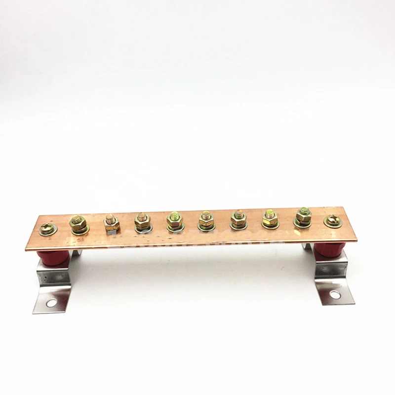 4*40*300 Equipotential Busbar Room Tinned Copper Bar Grounding Busbar ...