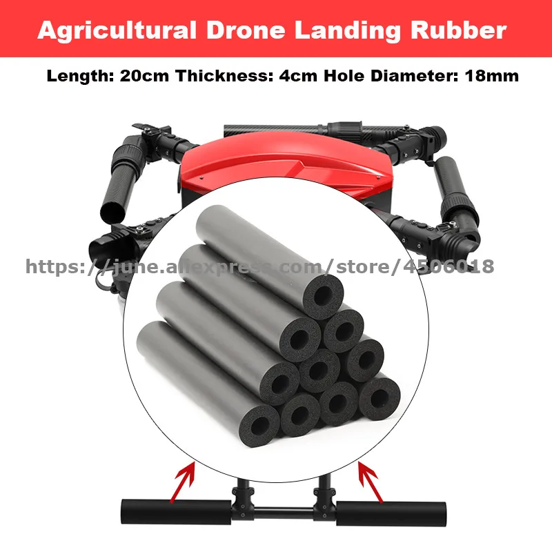 10pcs Agricultural Drone Landing Rubber Sponge for EFT E410S E610S ...