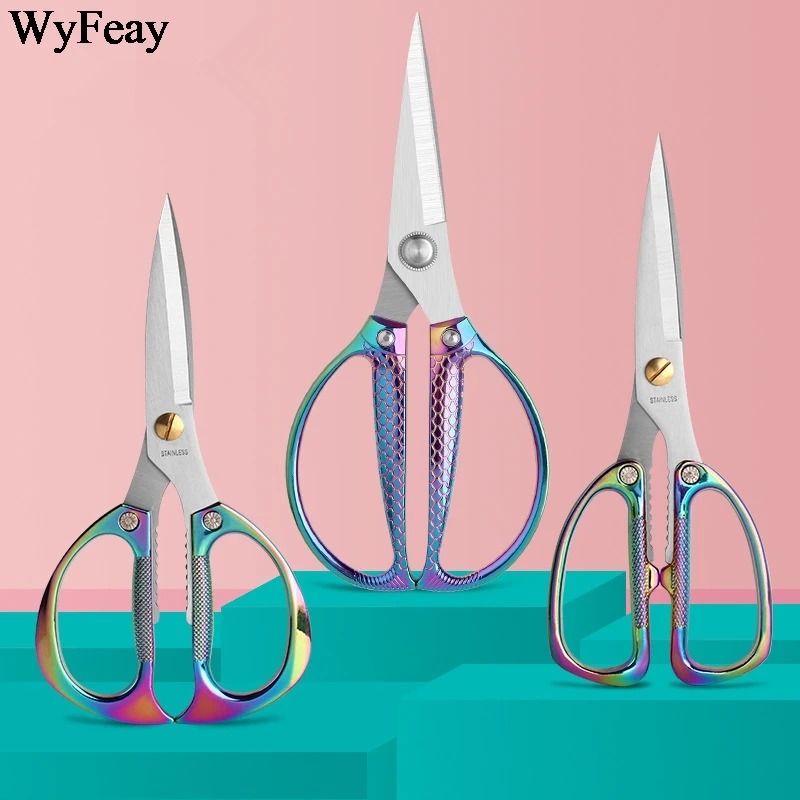 Multicolor Professional Strong Scissors Tailor's Scissors Embroidery ...