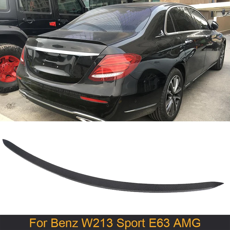 Carbon Fiber Rear Spoiler Wing For Mercedes Benz W213 E200 E300 E400 ...