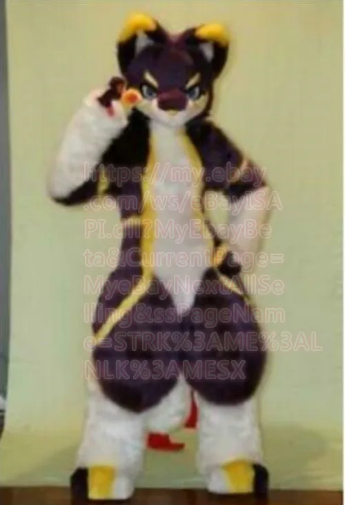 Best-Qulaity-Black-Cat-Husky-Dog-Suit-Complete-Professinal-Fursuit ...