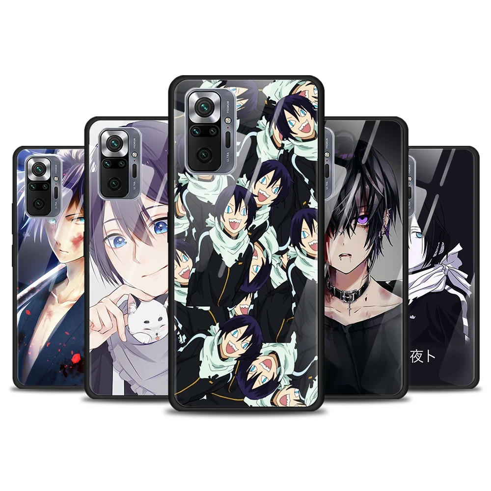 Yato Noragami Anime Tempered Glass Cover For Xiaomi Redmi Note 10 10S 9 ...