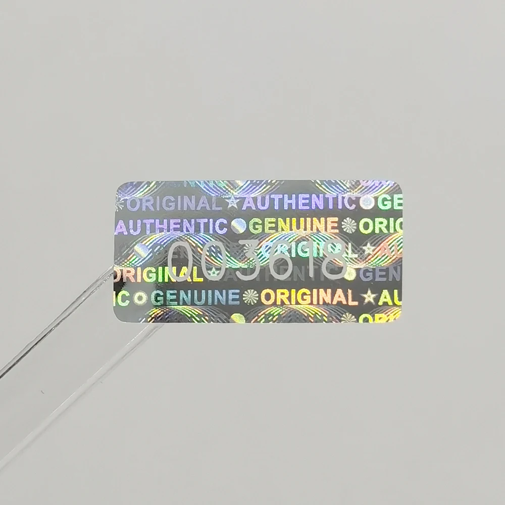 20x10mm Hologram Stickers | Serial Number， | Hologram Labels | Sealing ...
