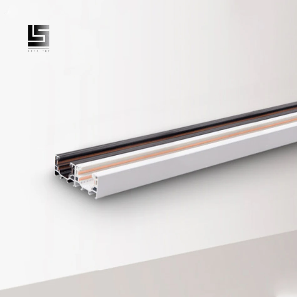 Track Rail 1m Track Light Fitting Aluminum 1 meter 3 wire Connector ...