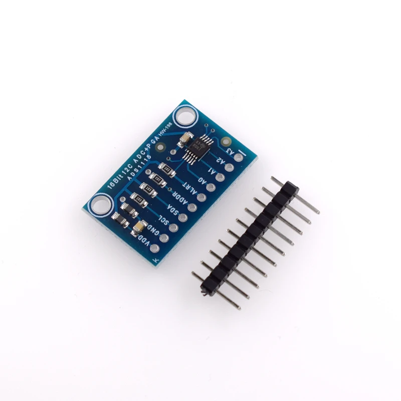 16 Bit I2C ADS1115 Module ADC 4 Channel with Pro Gain Amplifier RPi ...