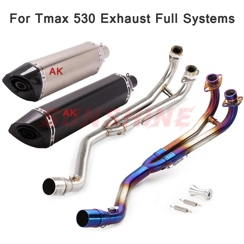 Motorcross Exhaust Full System Motorcycle Muffler Modified Escape Moto ...