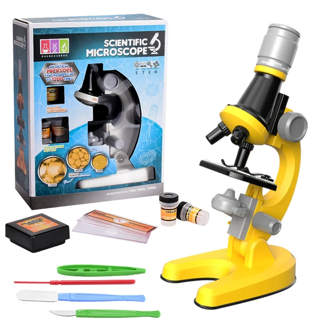 Zoom Science Experiment Kit para Crianças Microscópio Biológico ...