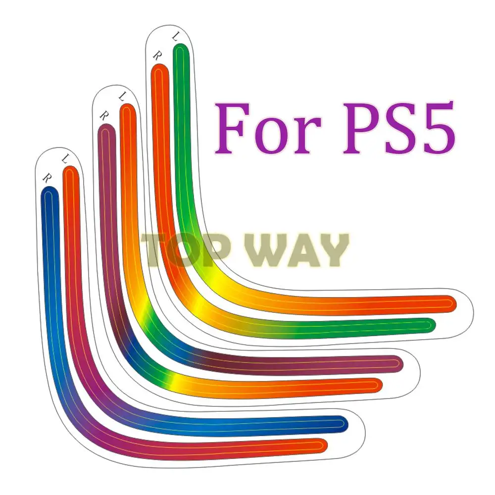 1set-For-PS5-Host-Light-Bar-Rainbow-Gradient-Sticker-Self-Adhesive ...