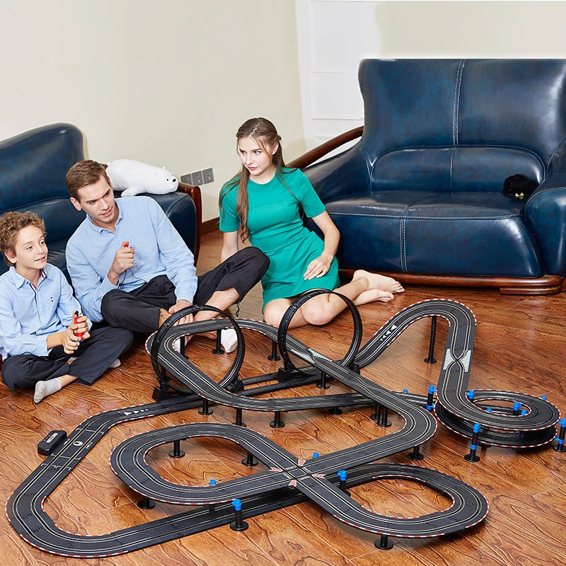 1:64 Track Racing Toy Electric Railway Track Toy Set Racing Track ...
