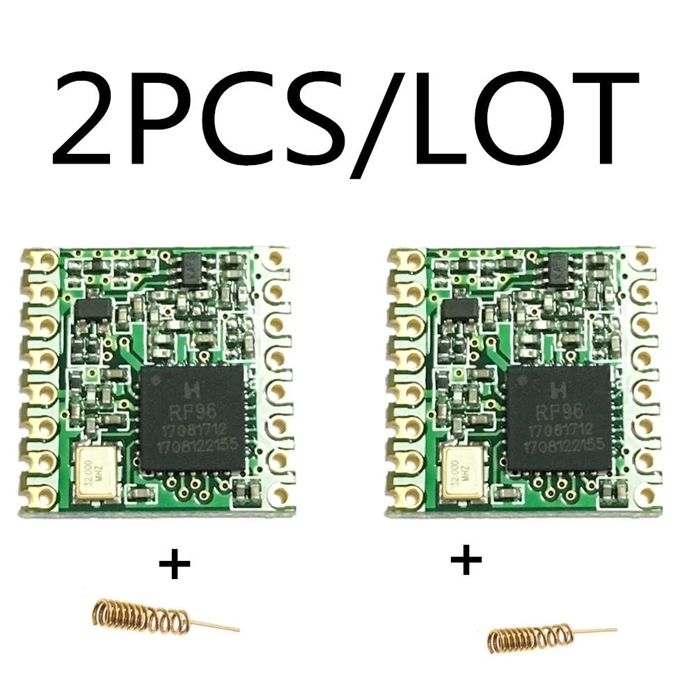 2 pièces RFM95 RFM95W 868 915 RFM95-868MHz RFM95-915MHz LORA SX1276 ...
