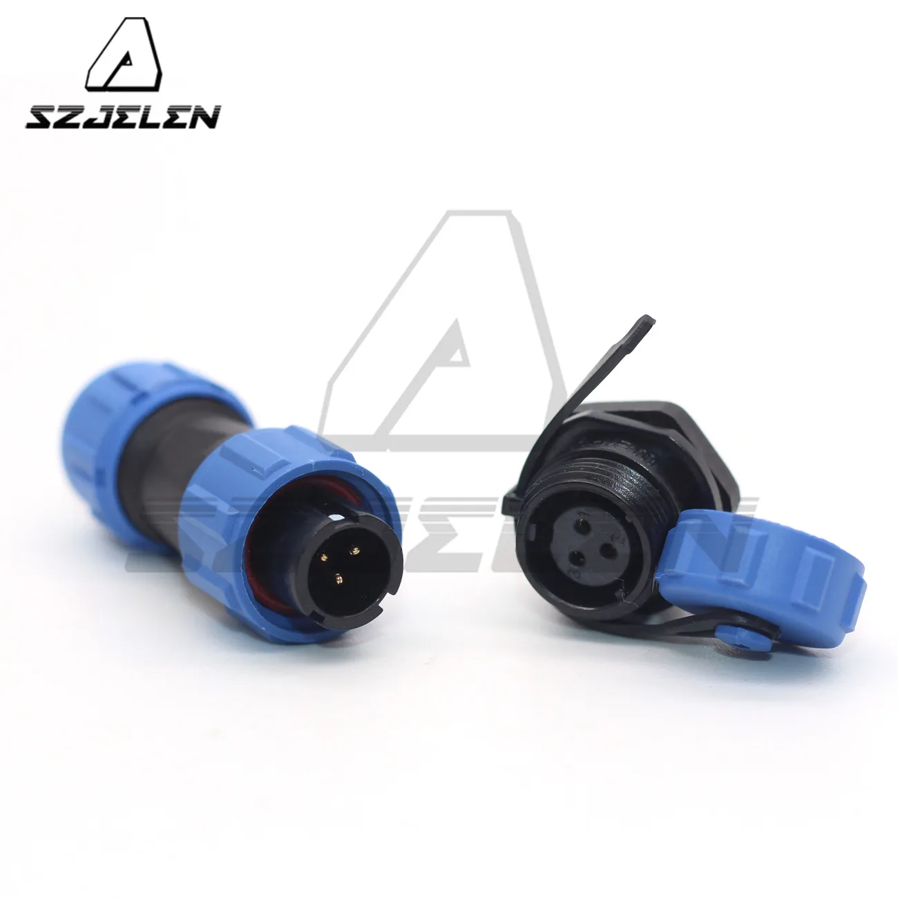 Conector impermeable para exteriores, conector macho y hembra de 3 pines, tipo SP11, IP67 ...