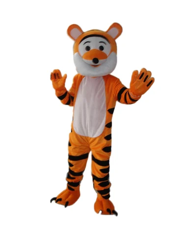 Adults White Mouth Tiger Cosplay Mascot Costume - AllCosplay.com