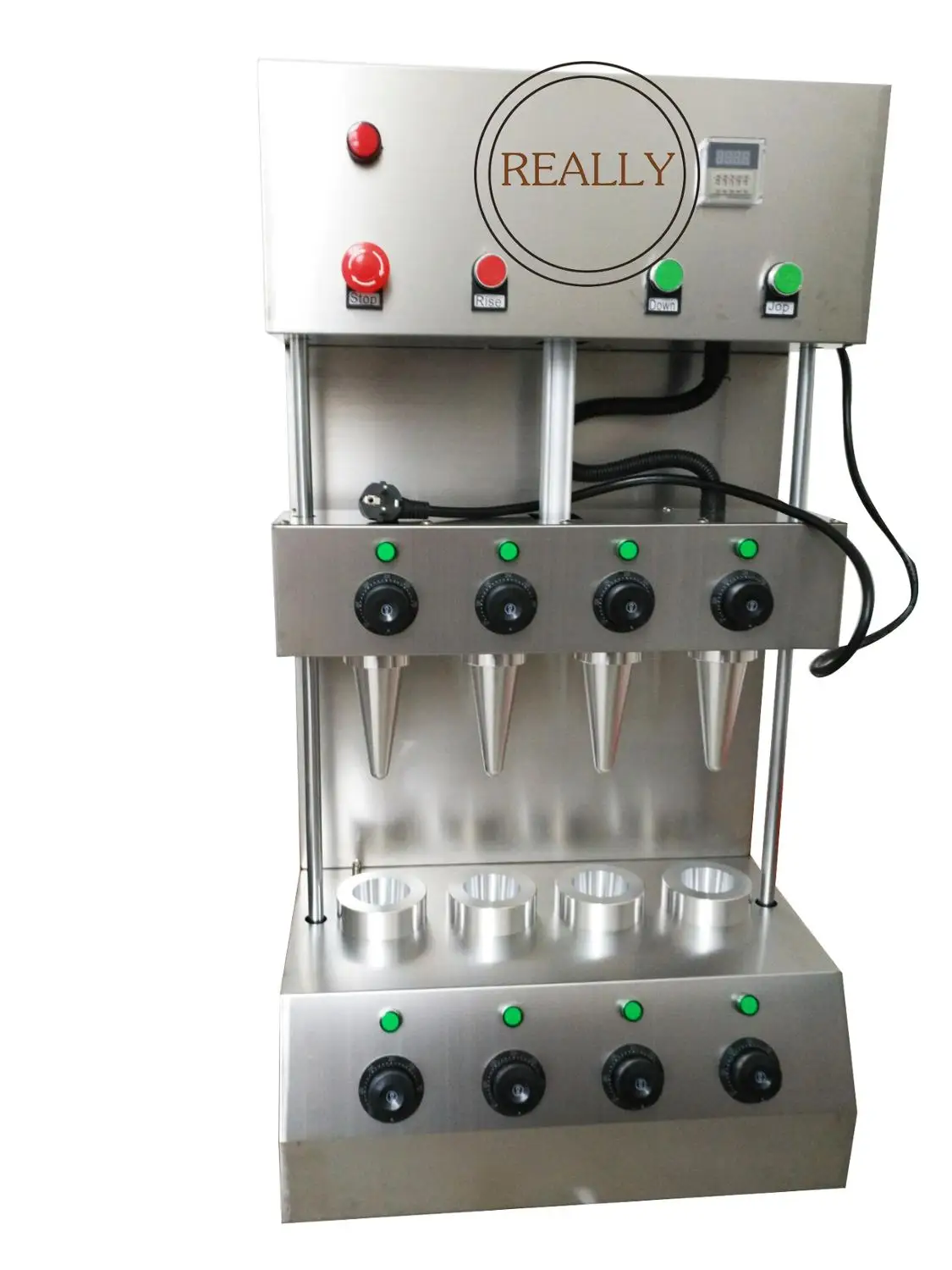 Máquina para hacer pizza de acero inoxidable, mini horno de pizza y ...