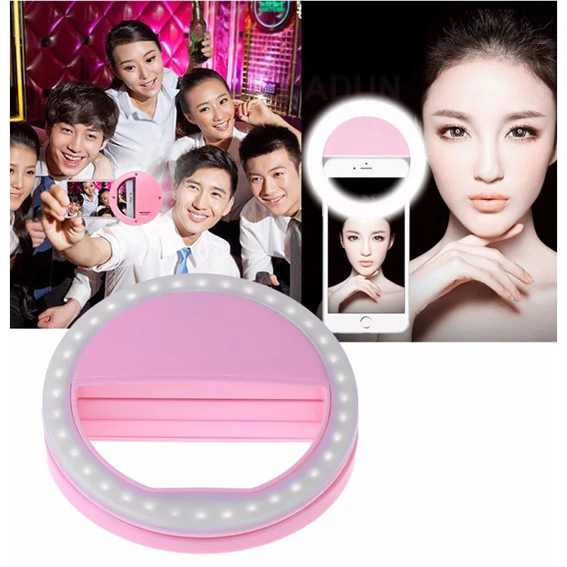 Universal-Selfie-Lamp-Mobile-Phone-Lens-Portable-Flash-Ring-36-LEDS ...