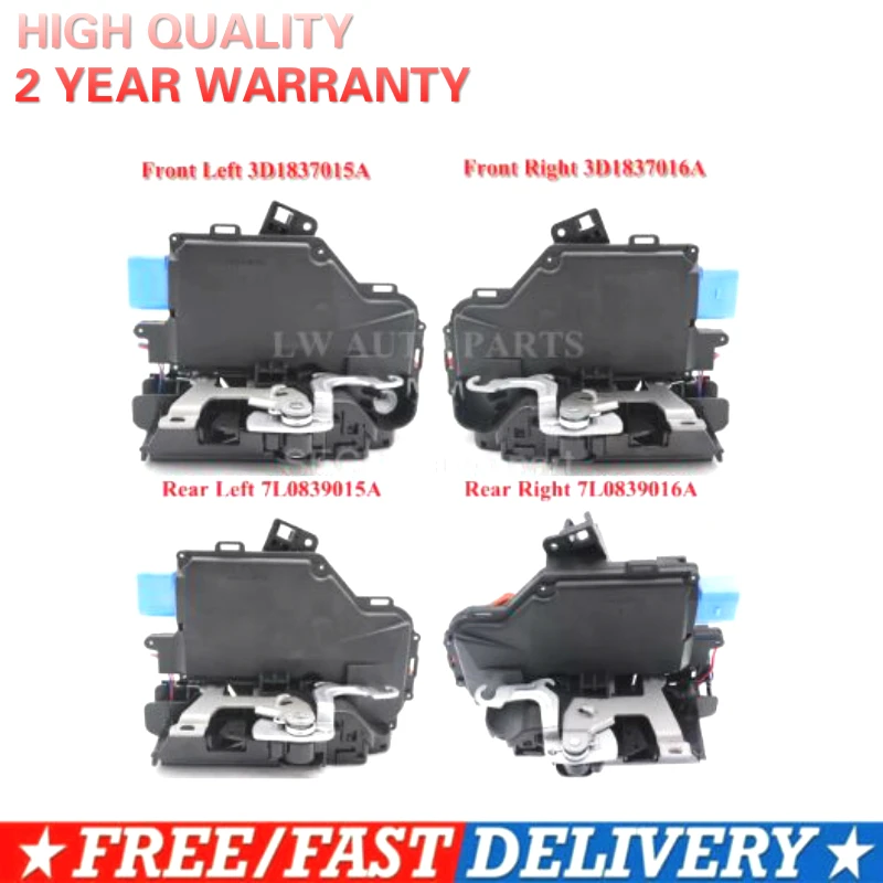 Front Left Free Shipping 3d1837015 Door Lock Actuator Central Mechanism ...