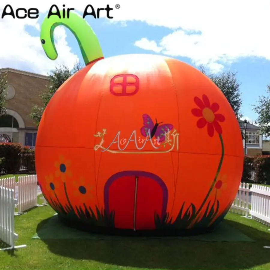 Giant-Inflatable-Dome-Tent-Model-Inflatable-Orange-Tent-For-Park ...