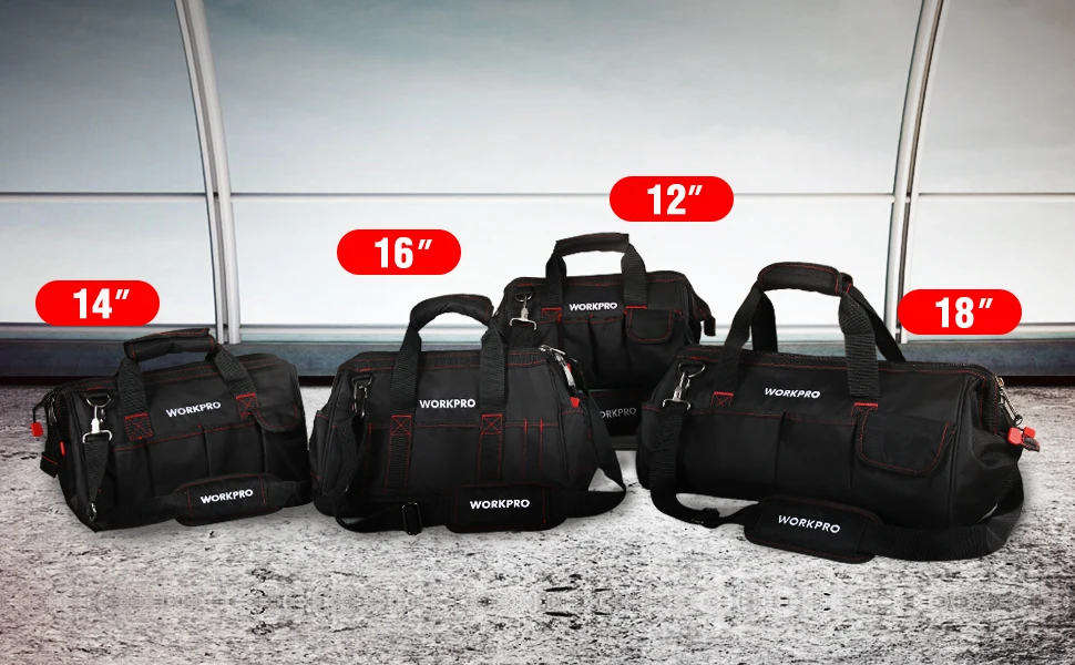Workpro Waterproof Tool Bag Travel Bags Men Crossbody Bag Tool Bags ...
