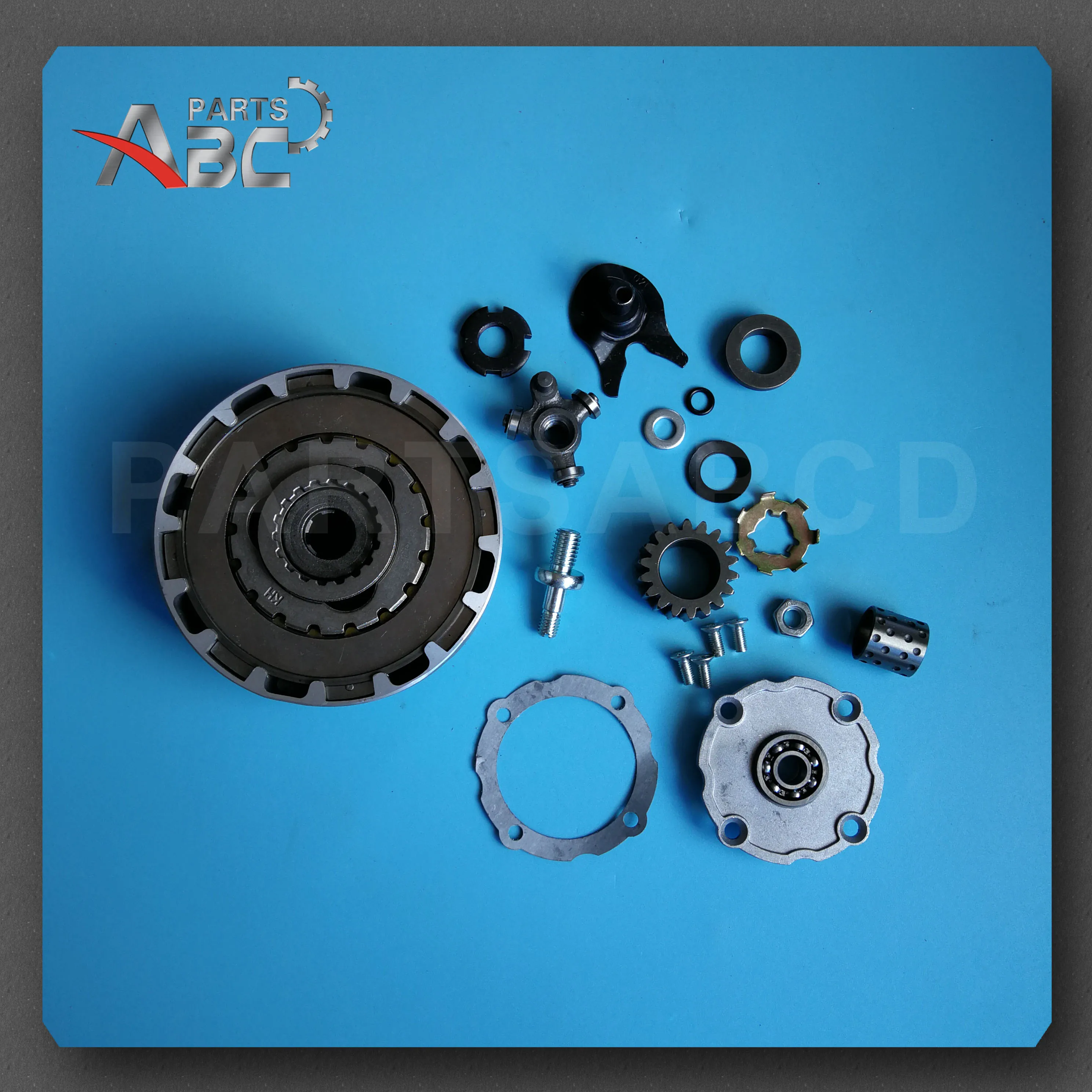 18T Clutch Assembly Semi Automatic for 70cc 110cc 125cc 18 Teeth Clutch ...