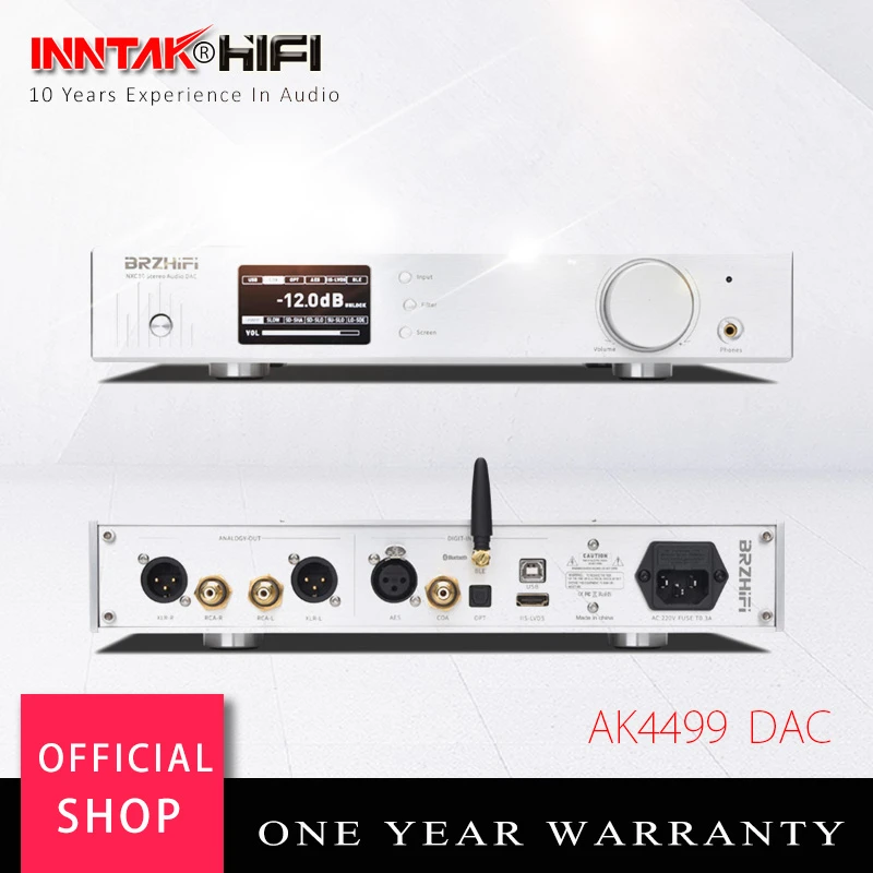 새로운 Hi Fi AK4499 DAC 디코더 W/ CSR8675 블루투스 5.0 APTX HD 지원 DSD512/ 32bit ...