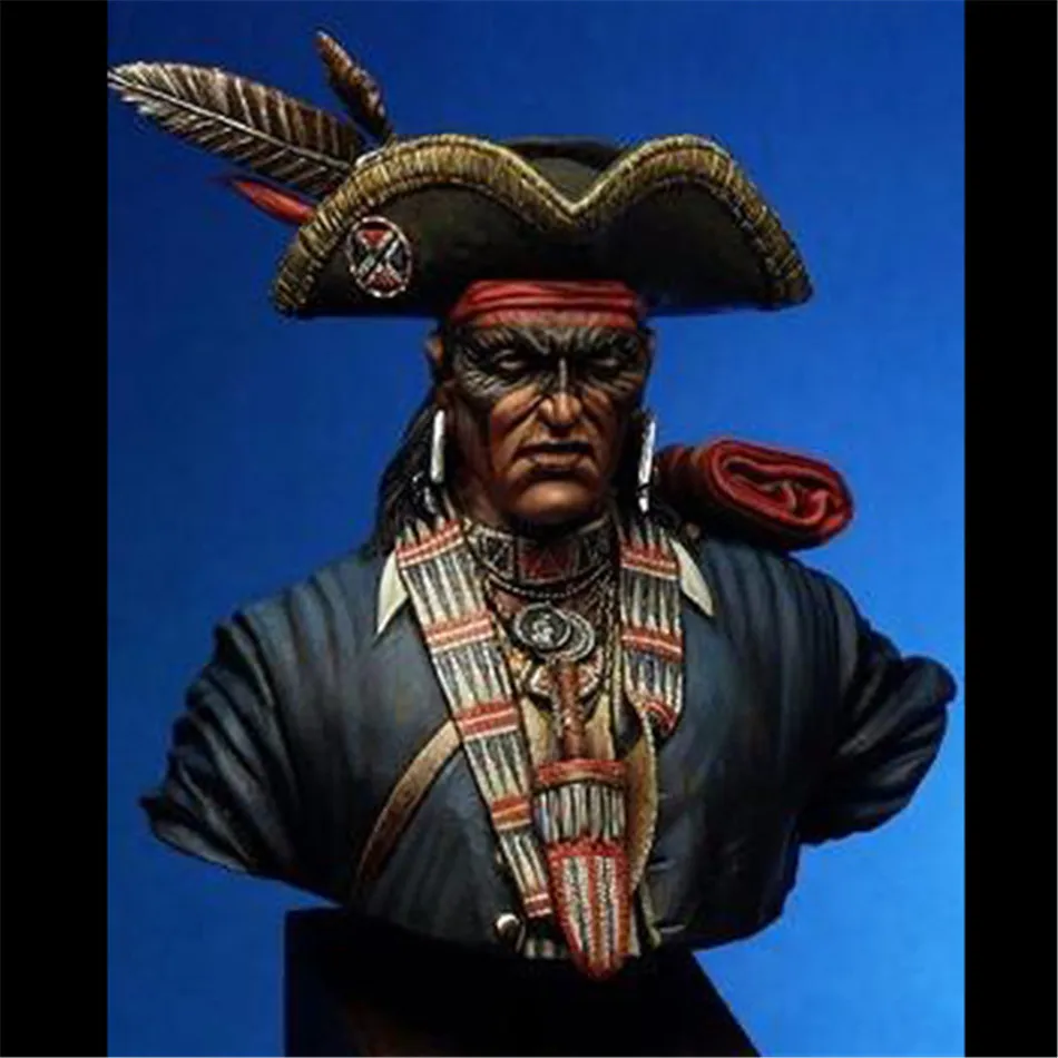 Pontiac Warrior Resin Bust Kit 1/10 Scale Assembly Model Figure Resin ...