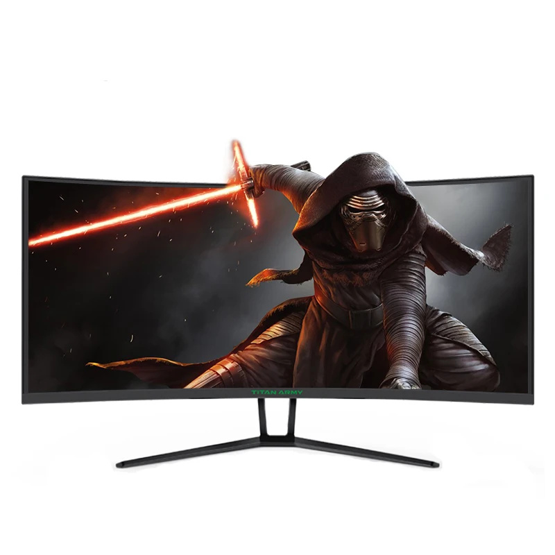 35 inch 3440*1440 resolution curved screen 180HZ free sync 21:9 ultra ...