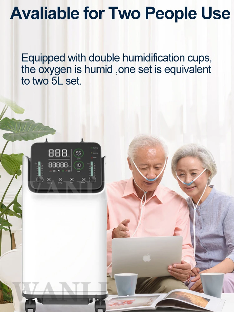 ZY-10AW 10L Portable Oxygen Concentrator Home Care Medical Equipment ...